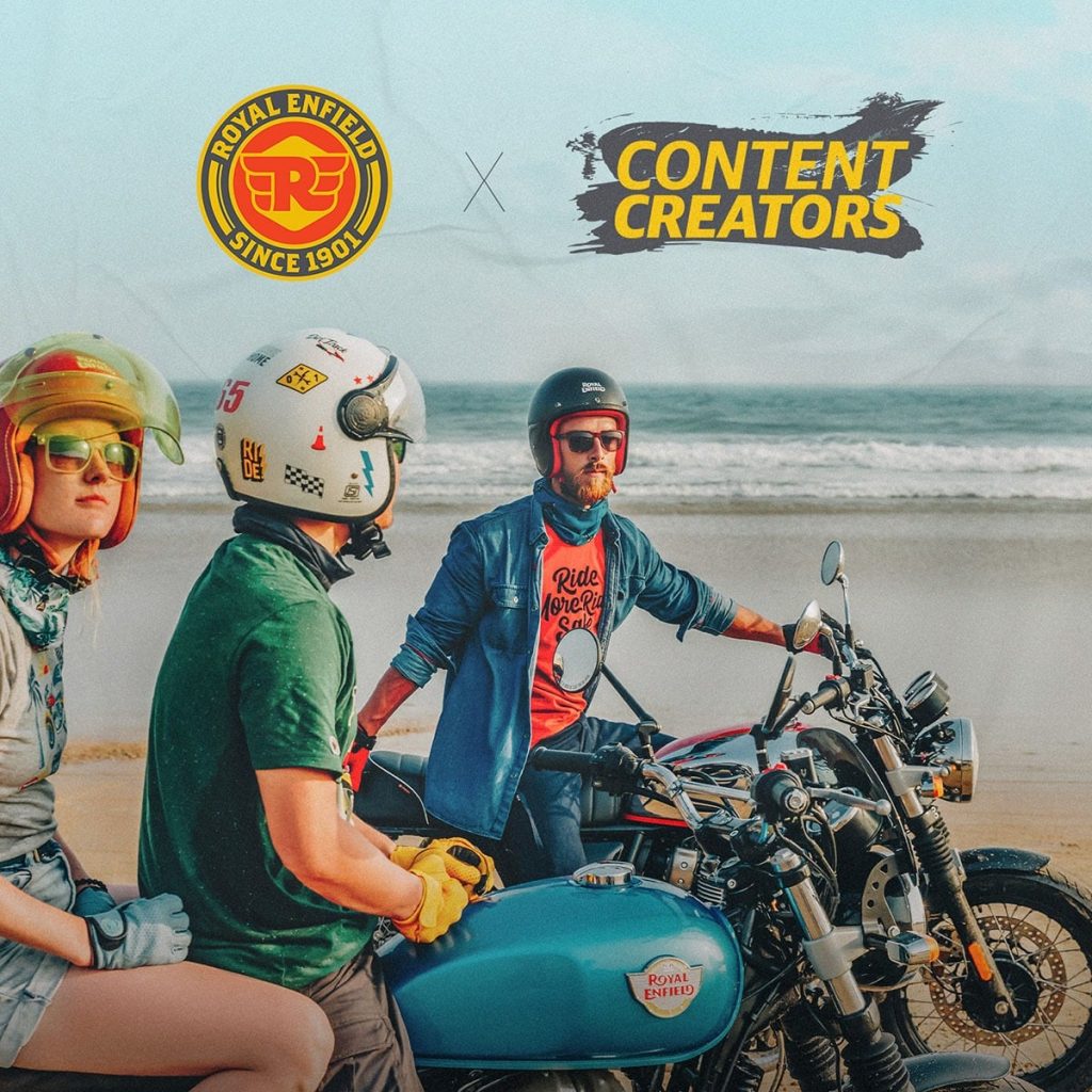 content creators - Royal Enfield México